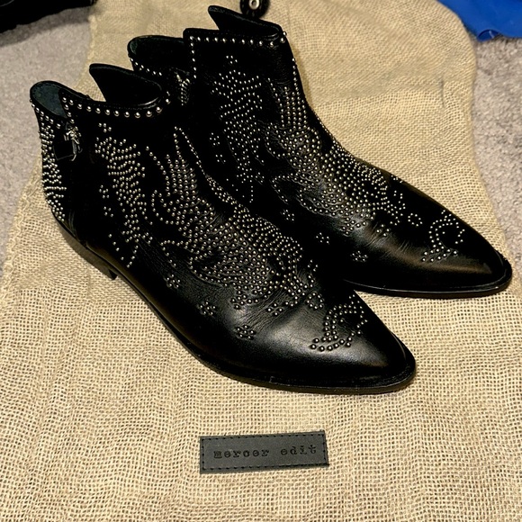 Mercer Edit | Shoes | Mercer Edit Studded Boots | Poshmark
